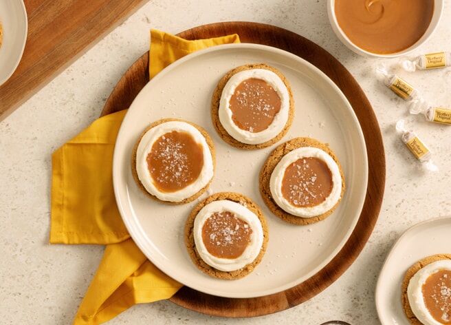 Werther’s Original Recipes – Salted Caramel Ginger Cream Cookies